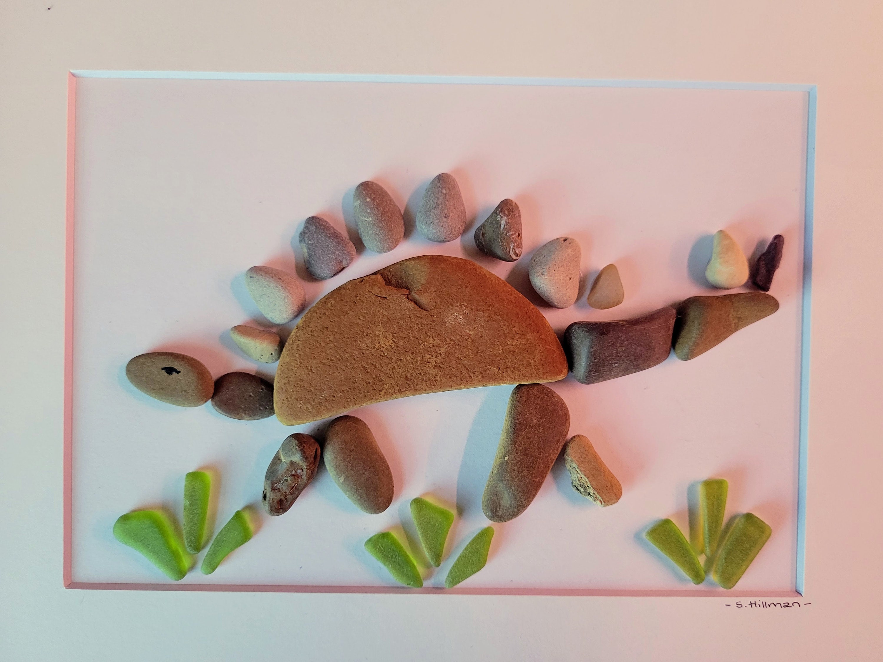 Dinosaurs Rock! - Stegosaurus Pebble Art -gifts for Children, Awesome ...