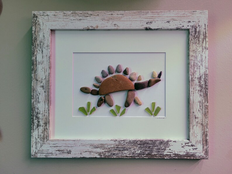 Dinosaurs Rock! - Stegosaurus Pebble Art -gifts for Children, Awesome ...