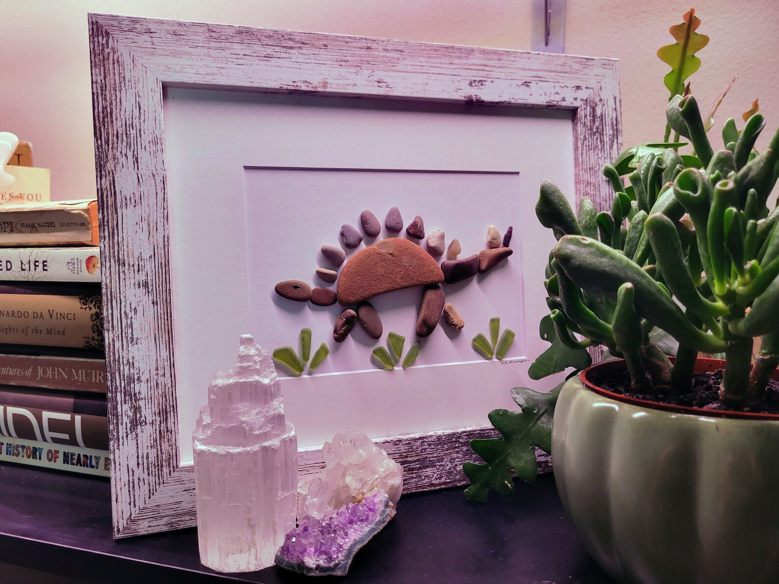 Dinosaurs Rock! - Stegosaurus Pebble Art -gifts for Children, Awesome ...