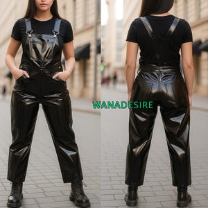 Custom PVC Overalls 2 Way Zipper Between Legs: Jumpsuit, Unisex ...