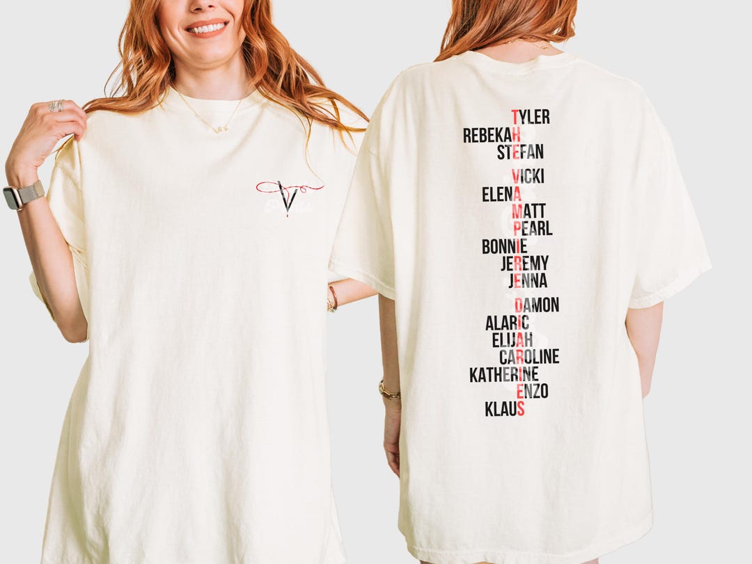 Vampire Diaries T-shirt | Vampire Diaries Merch | TVD Fan Gift | Mystic ...