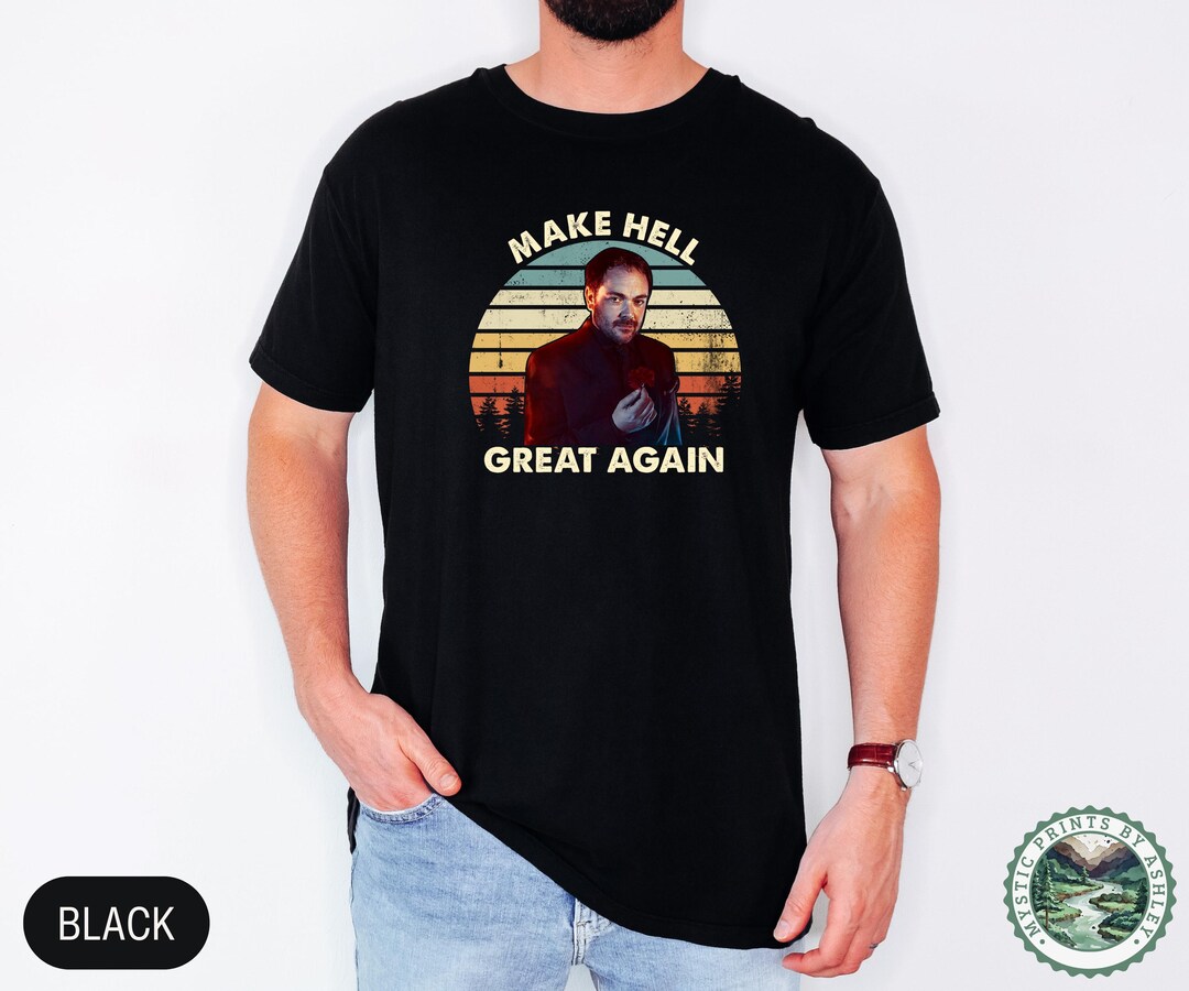 Supernatural Shirt, Unisex Tee, Crowley Tee, Sam Winchester Tee, Dean Winchester Tee ...