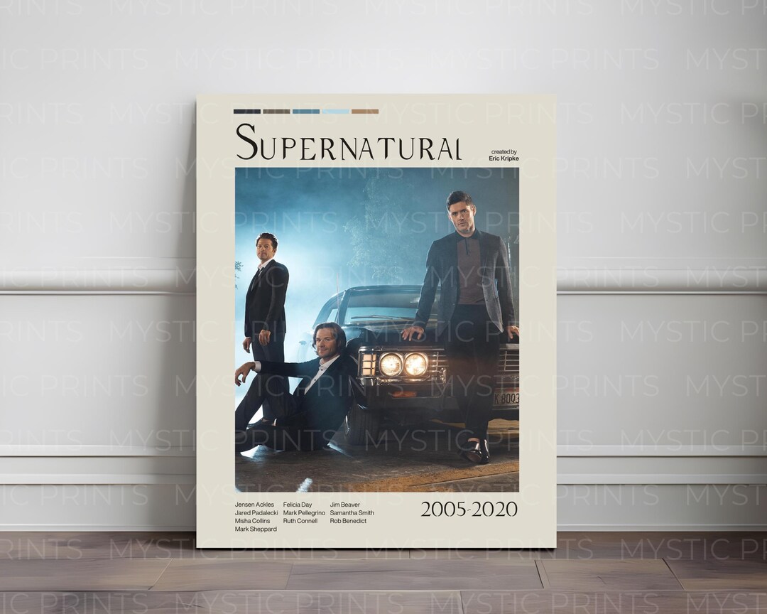 Supernatural Printable Poster, Digital Download, Sam, Dean, Winchester ...