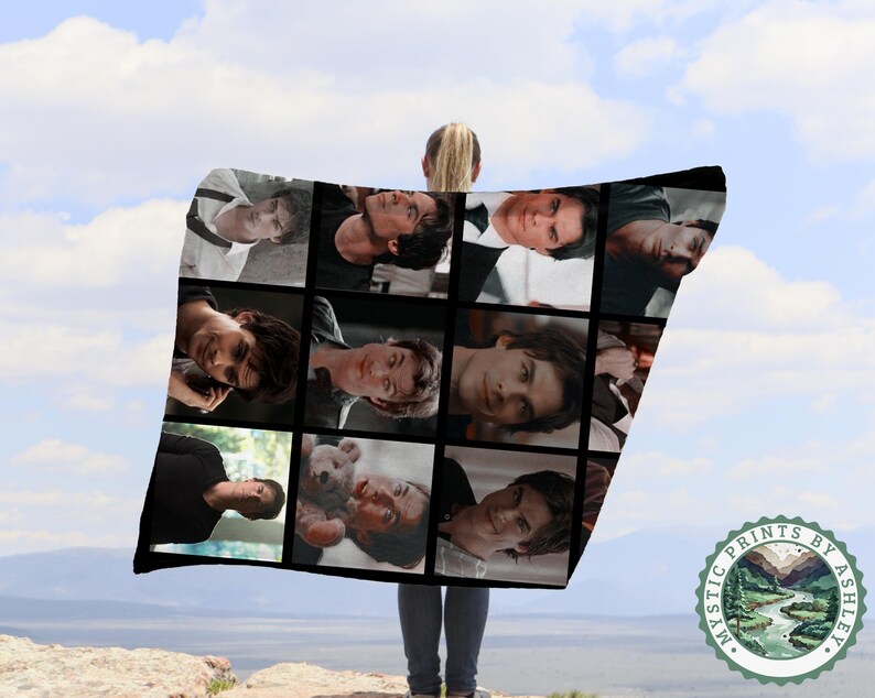 Damon Salvatore Blanket, Vampire Diaries Throw, TVD, Mystic Falls ...