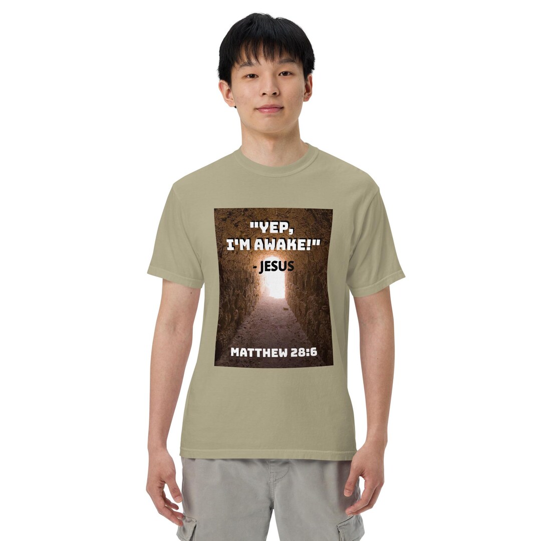 YEP I'm Awake! Unisex Heavyweight T-SHIRT - Etsy