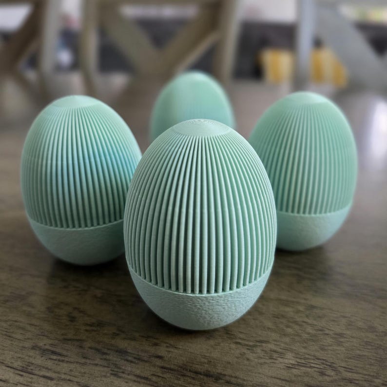 Textured Bunny Easter Egg Containers, Set of 4 - Modern Home Decor ...