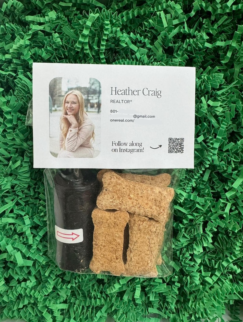 Realtor Pop-by Gift | Dog-themed Client Gift | Real Estate Marketing ...