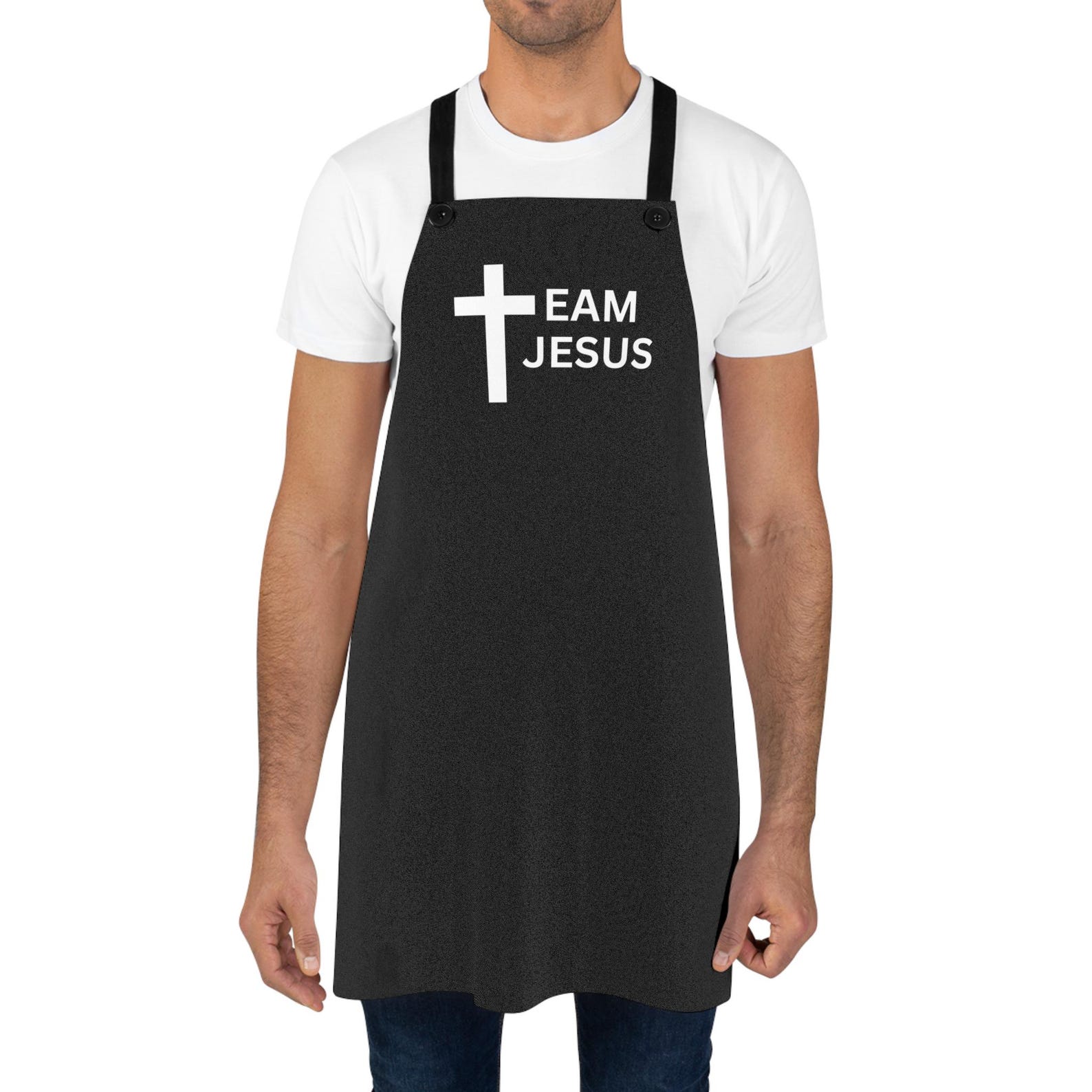 Christian Apron Team Jesus Apron Christian Cooking Apron Faith Kitchen ...
