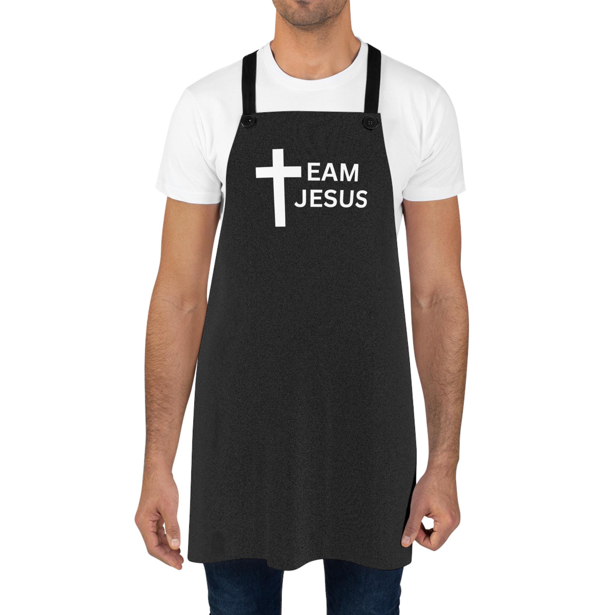 Christian Apron Team Jesus Apron Christian Cooking Apron Faith Kitchen ...