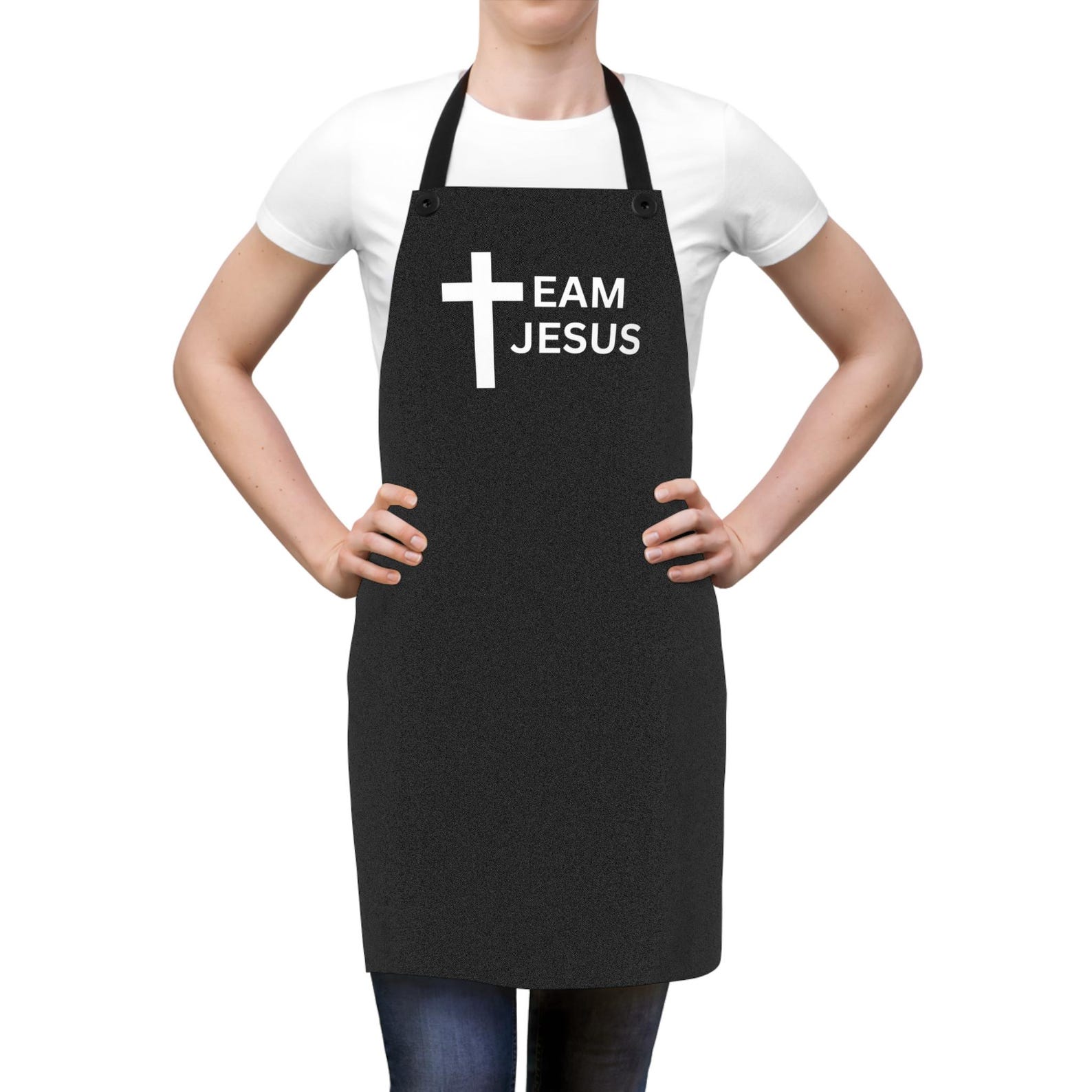 Christian Apron Team Jesus Apron Christian Cooking Apron Faith Kitchen ...
