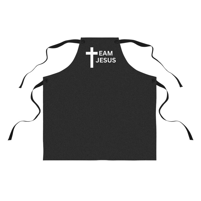 Christian Apron Team Jesus Apron Christian Cooking Apron Faith Kitchen ...