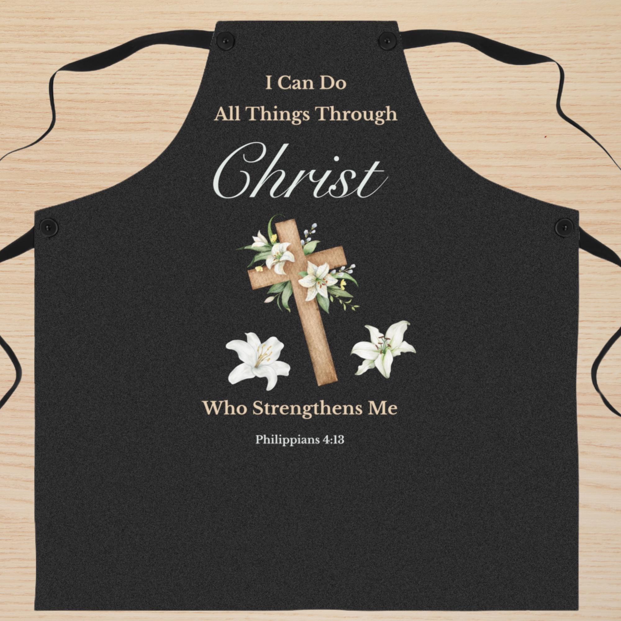 Personalized Bible Verse Apron Christian Kitchen Gift - Etsy