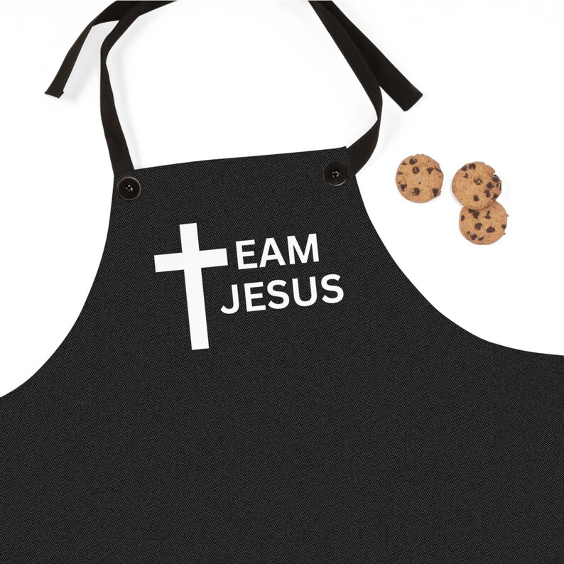 Christian Apron Team Jesus Apron Christian Cooking Apron Faith Kitchen ...