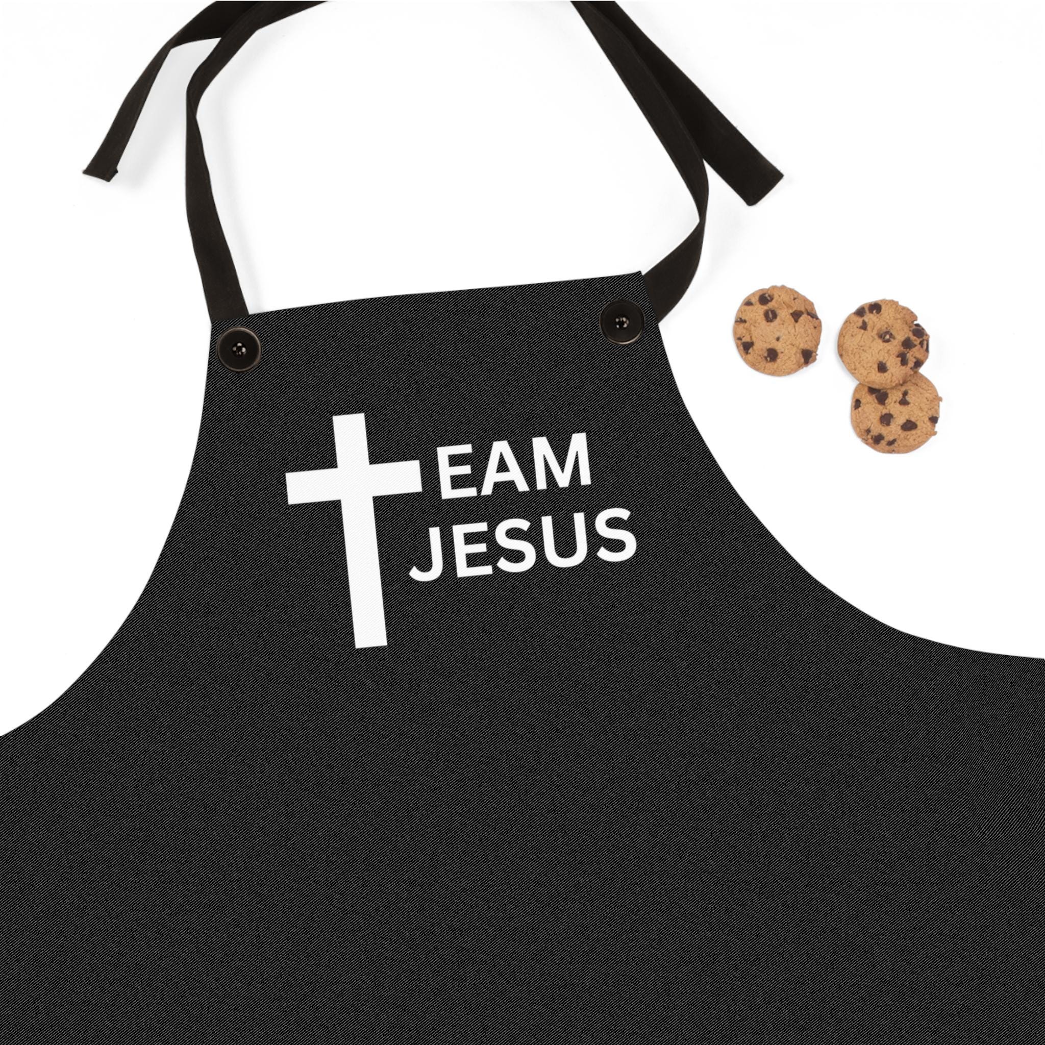 Christian Apron Team Jesus Apron Christian Cooking Apron Faith Kitchen ...