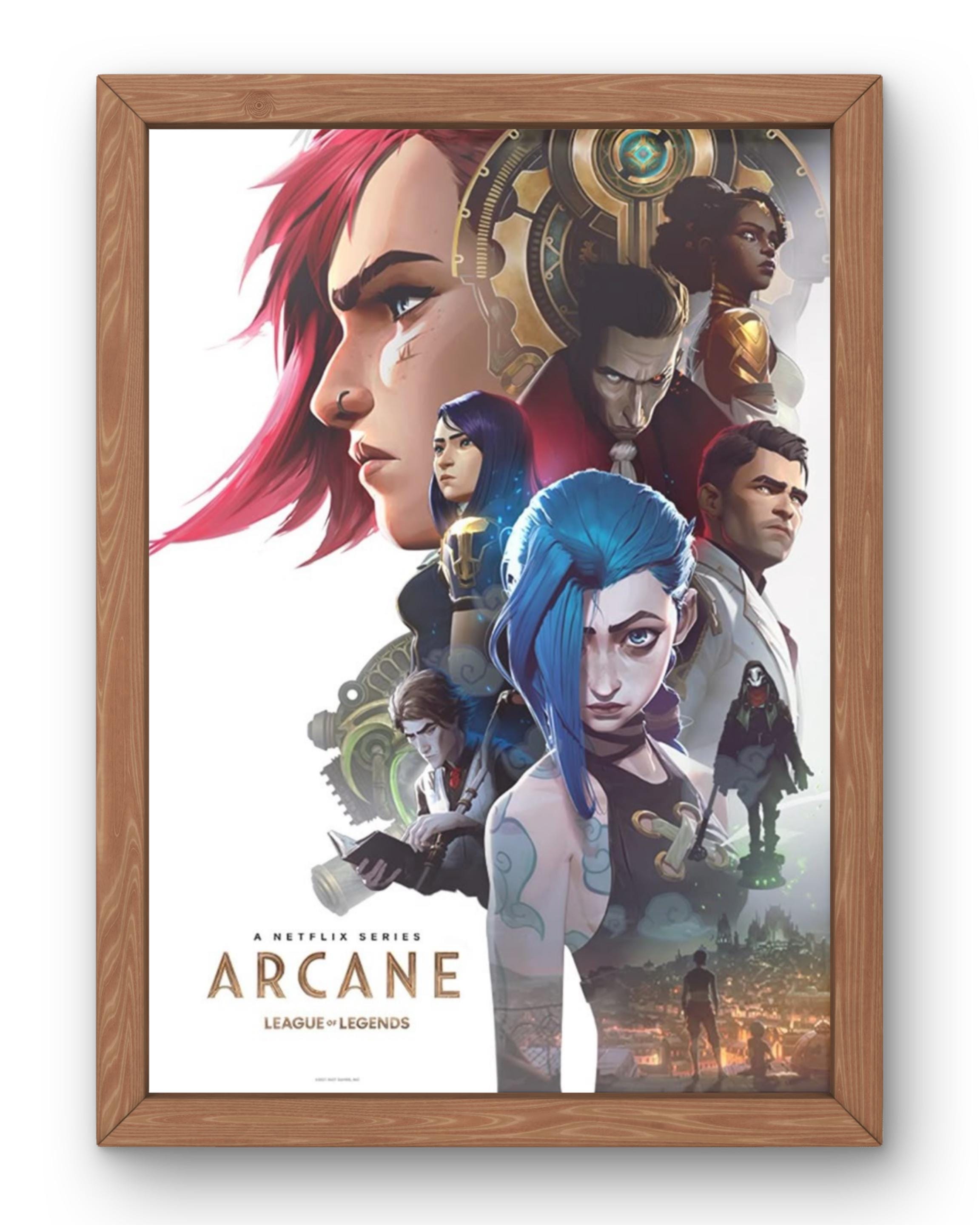 Arcane Poster - Jinx Poster - Vi Poster - Anime Poster - Poster ...
