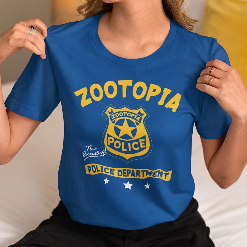 Zootopia Police Badge - Etsy