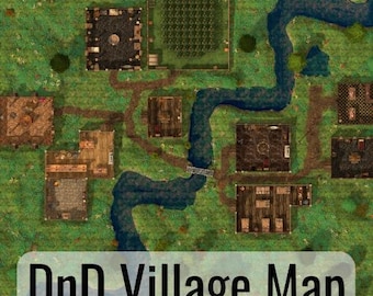 4K Orc Village, Dnd Battle Map, TTRPG Village Map, D&D Isometric Game ...