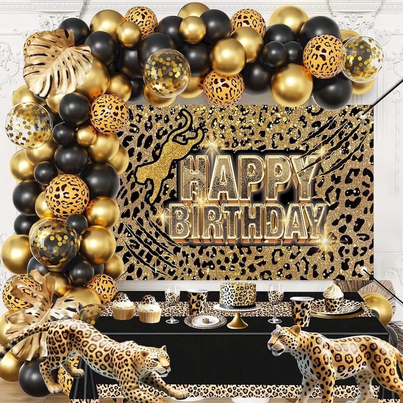 Leopard Party Decorations - Etsy