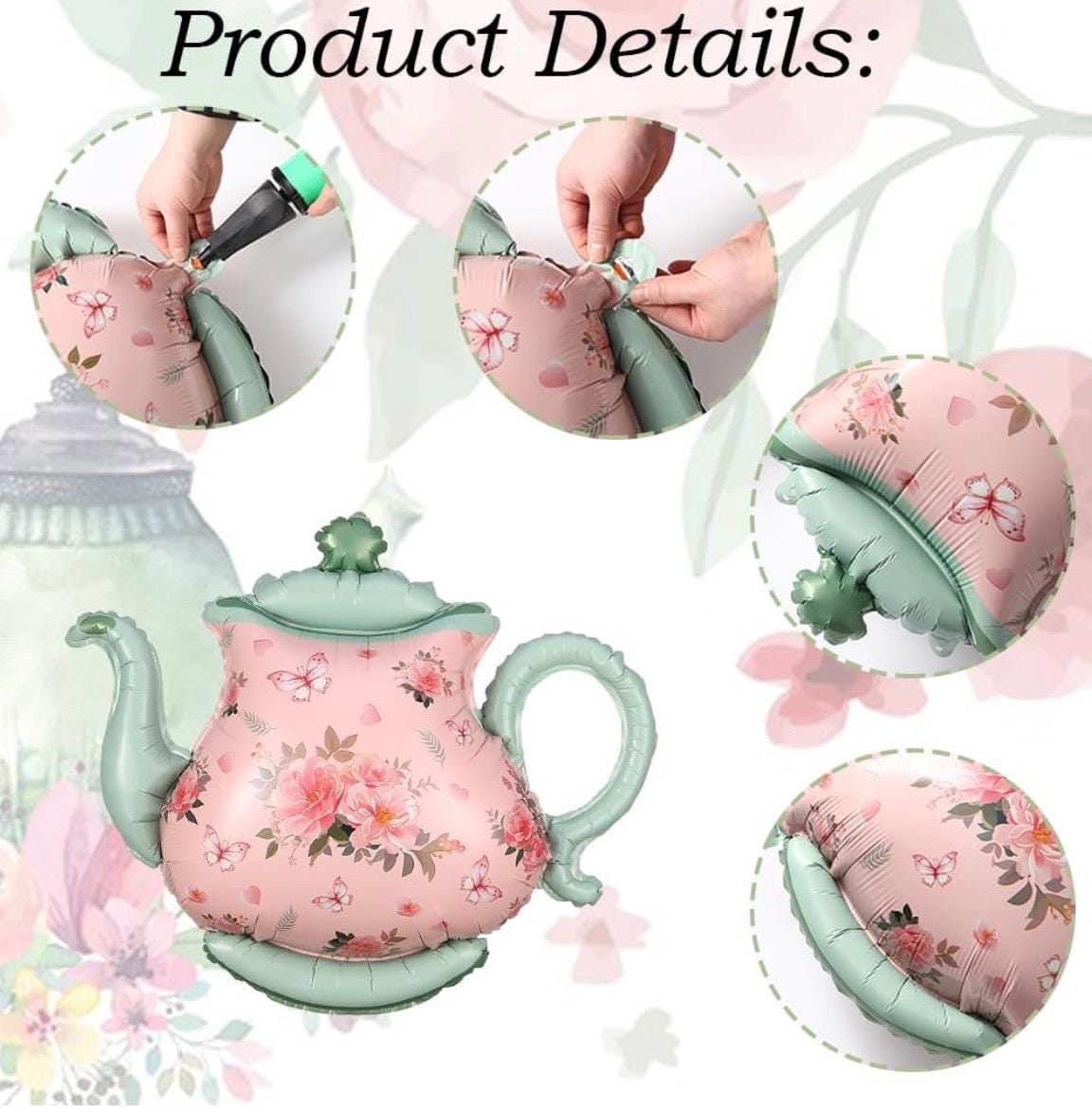 Tea Party Decorations 139pcs Pastel Tea Party Balloon Arch Garland Kit ...