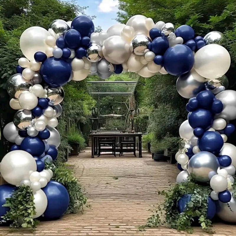 Navy Blue Balloon Garland - Etsy