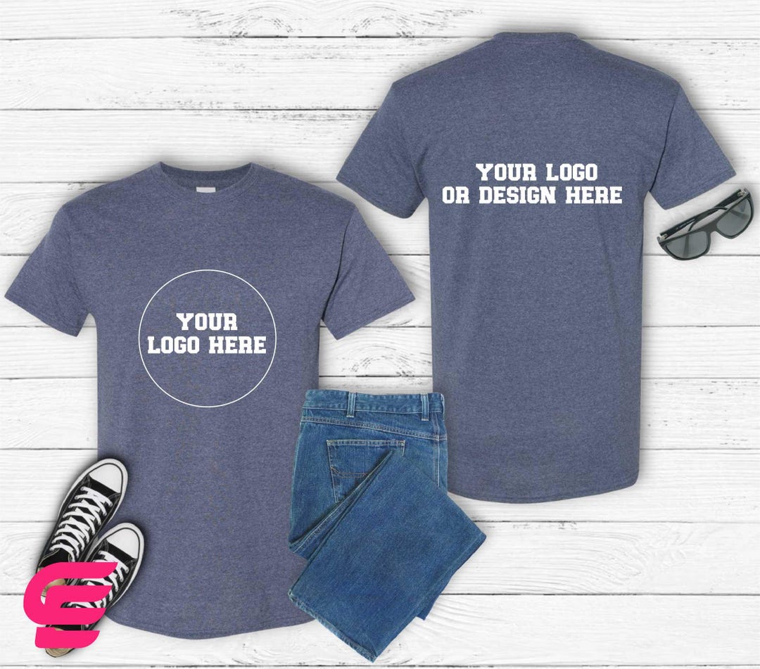 Custom Logo Shirt, Front and Back Custom Shirt, Brand Logo Shirt ...