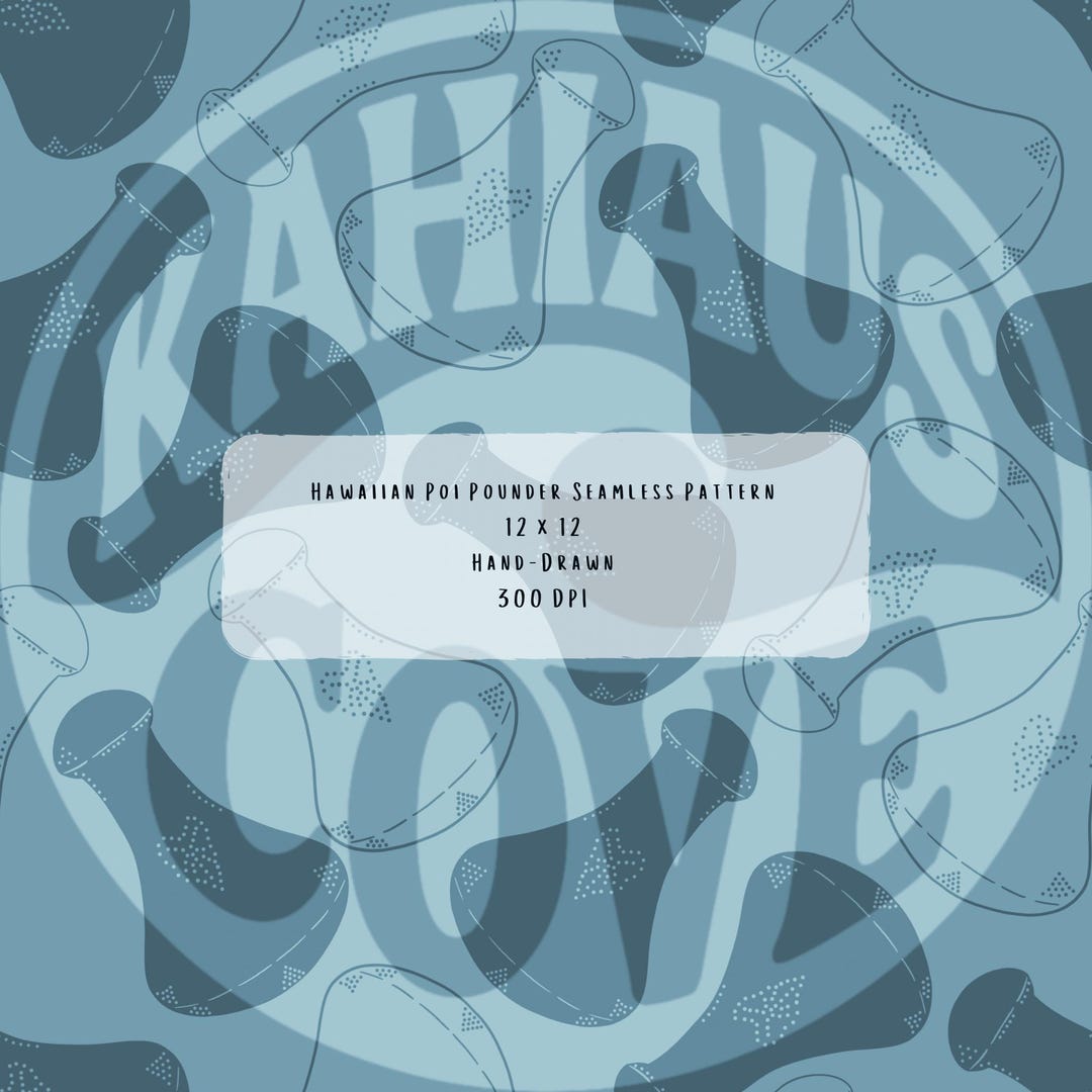Hawaiian Poi Pounder Pattern (digital Download) - Etsy