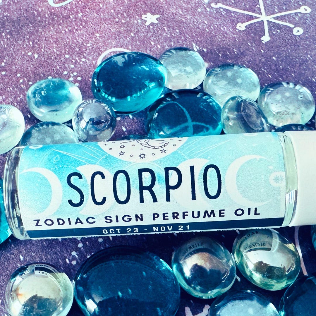 Scorpio Zodiac Sign Handmade Perfume Oil - the Scorpion - Sultry Water ...
