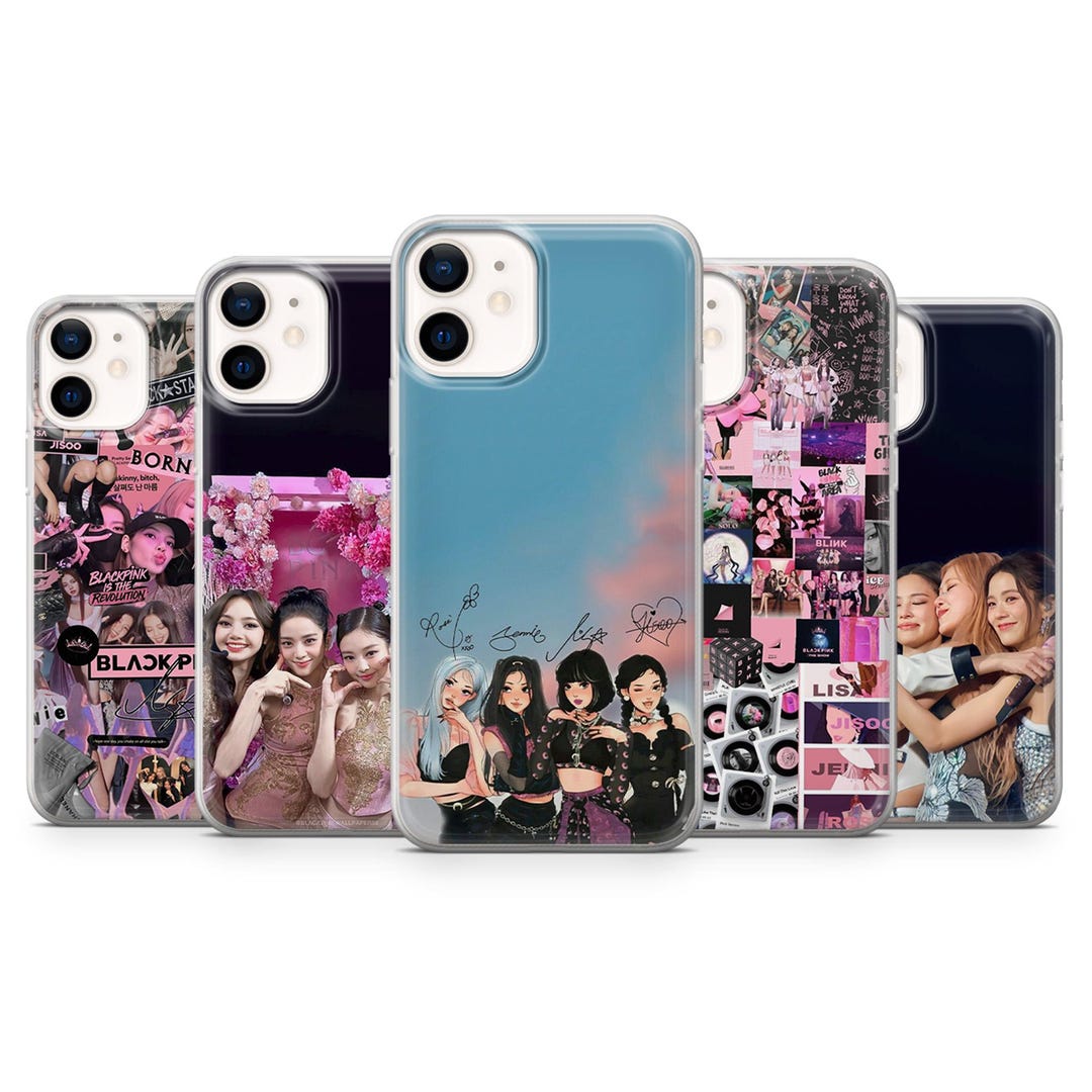 Blackpink Phone Case K-pop Girl Group Cover for iPhone 16, 15, 14, 13 ...
