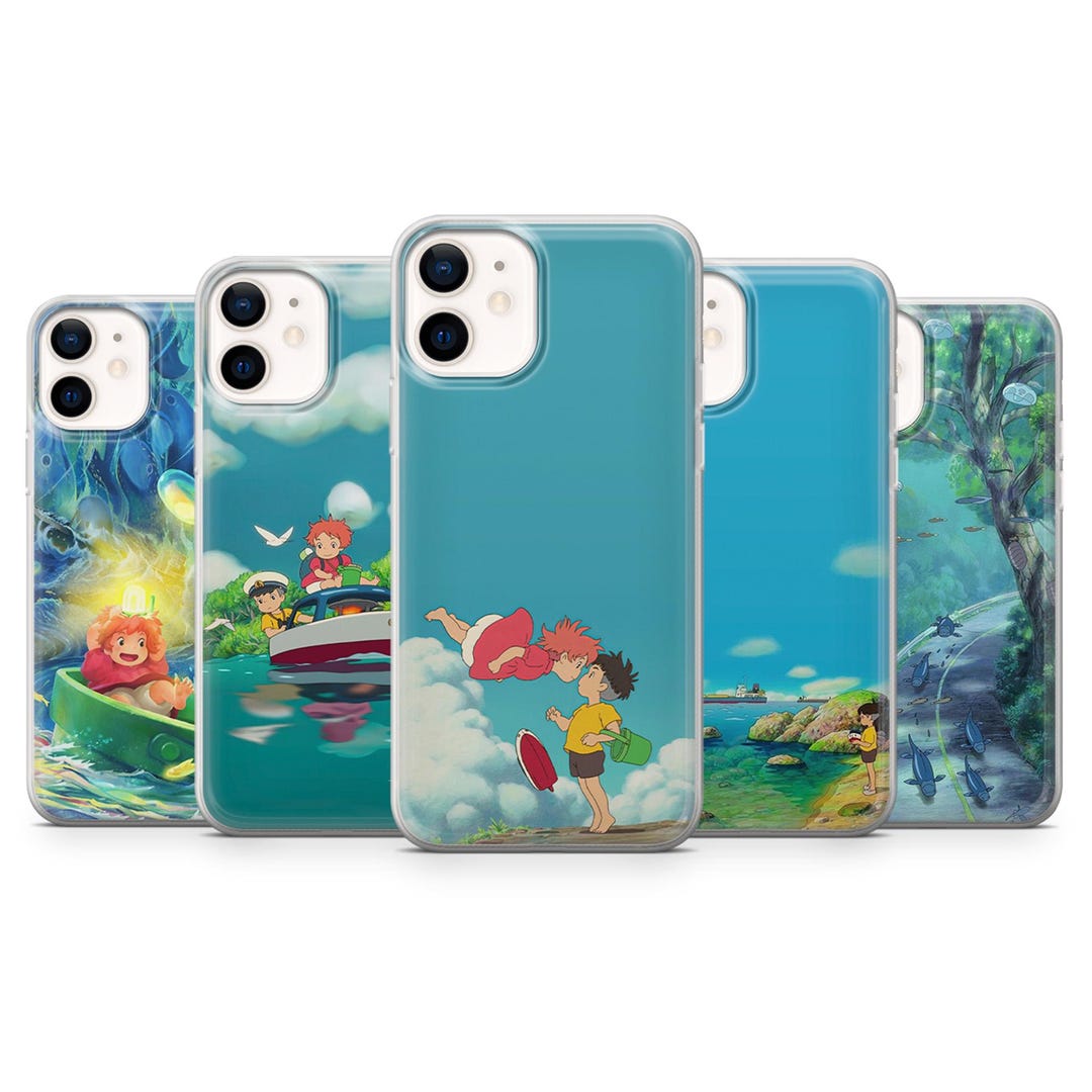 Ponyo Phone Case Studio Ghibli Friendship Cover for iPhone 16, 15, 14 ...