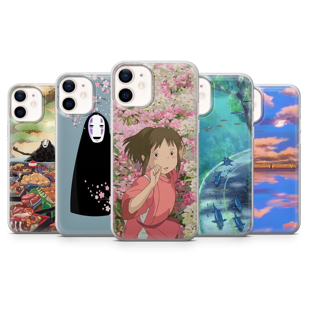 Spirited Away Phone Case Chihiro Haku Cover for iPhone 16, 15, 14, 13 ...