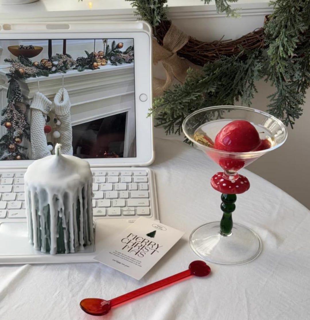 Mushroom Martini Glasses, Unique Cocktail & Martini Glass, Barware ...