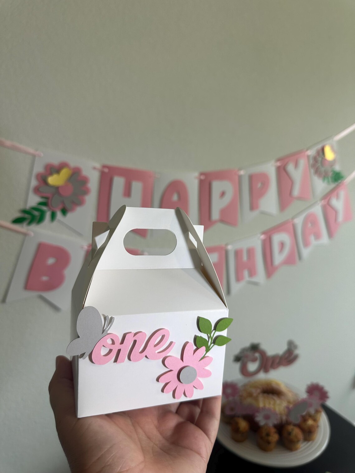 Mini Daisy Birthday Box, Mini Box for Candy or Party Favors. - Etsy