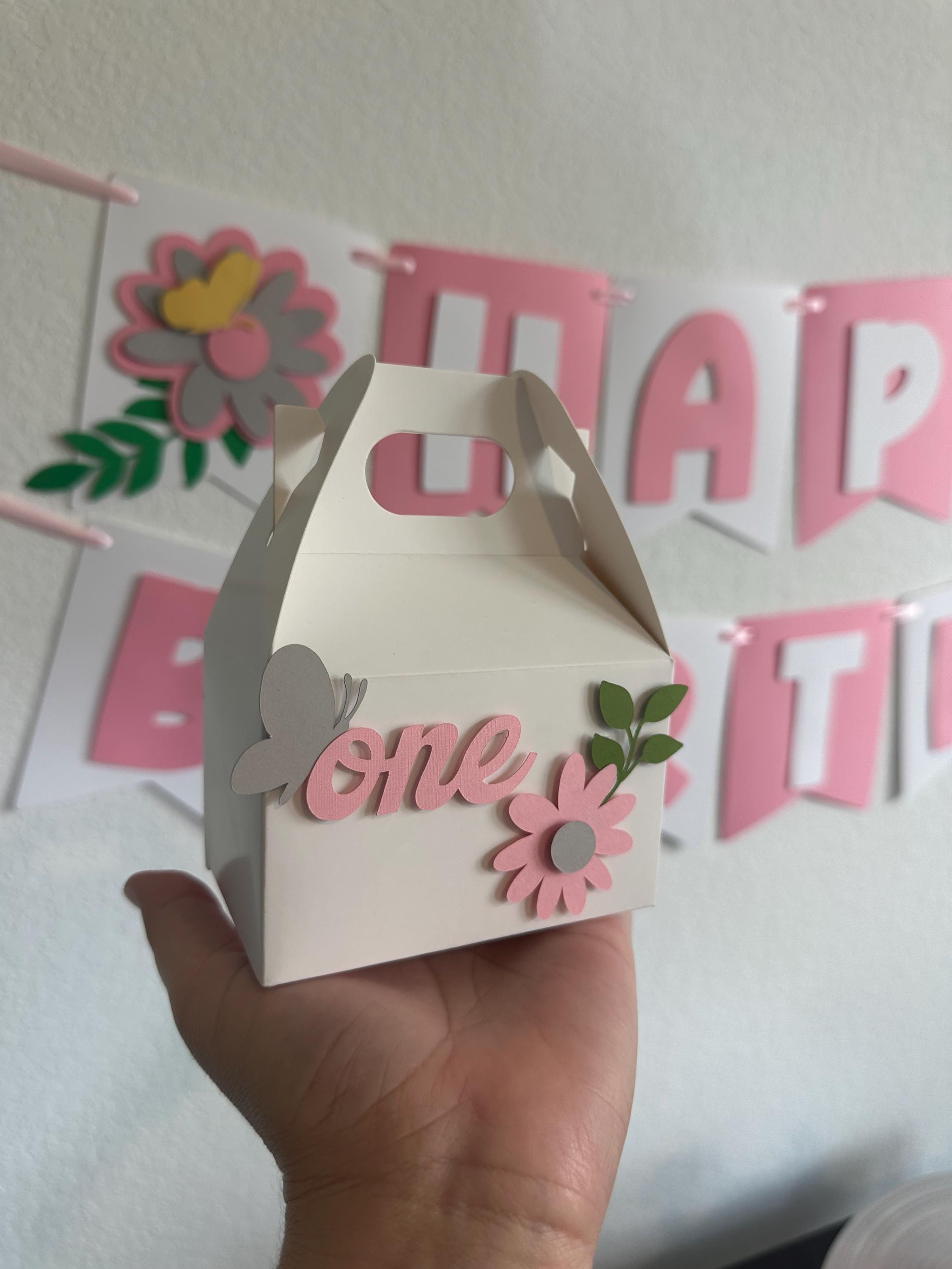 Mini Daisy Birthday Box, Mini Box for Candy or Party Favors. - Etsy