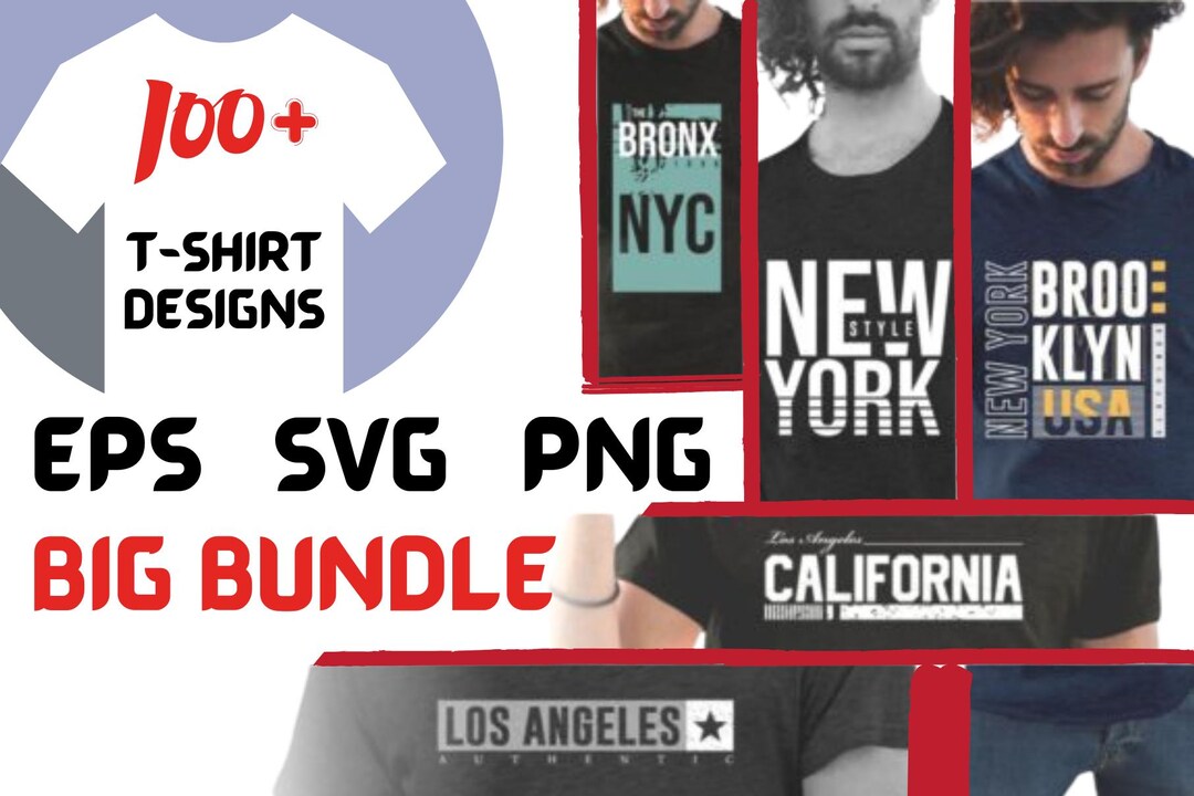 100+ Urban T-shirt Designs Bundle | Digital Download EPS SVG PNG ...