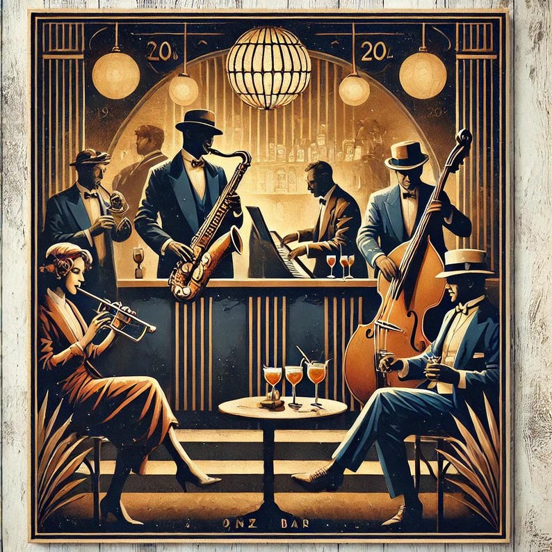Speakeasy Wall Art, Vintage Bar Decor, Cocktail Lounge Print, Romantic ...