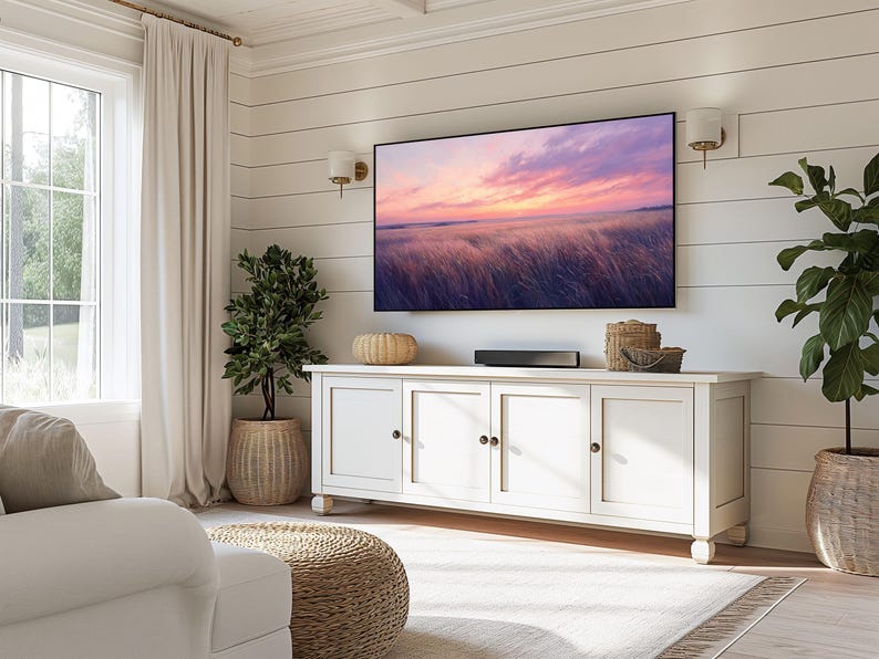 Prairie Sunset TV Art, Rustic Landscape (digital Download) - Etsy