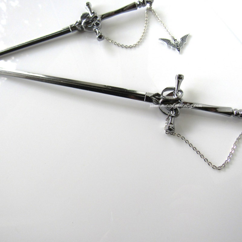 Silver Hair Stick - Etsy