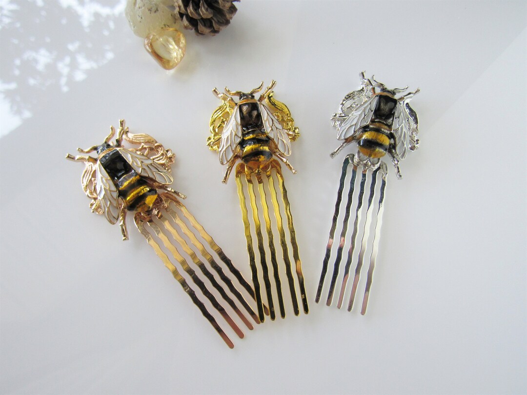 Bee Hair Comb Hair Comb Wedding, Insects Lovers Gift, Decorative Comb ...