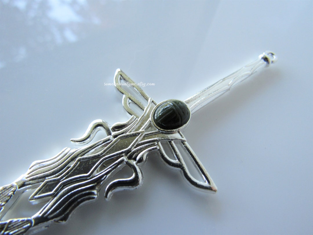 Scarab Beetle Hair Pin - Gothic Warrior Sword, Dagger Hair Stick ...