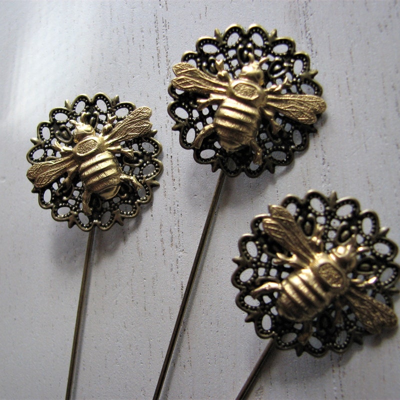 Bee Lapel Pin - Etsy