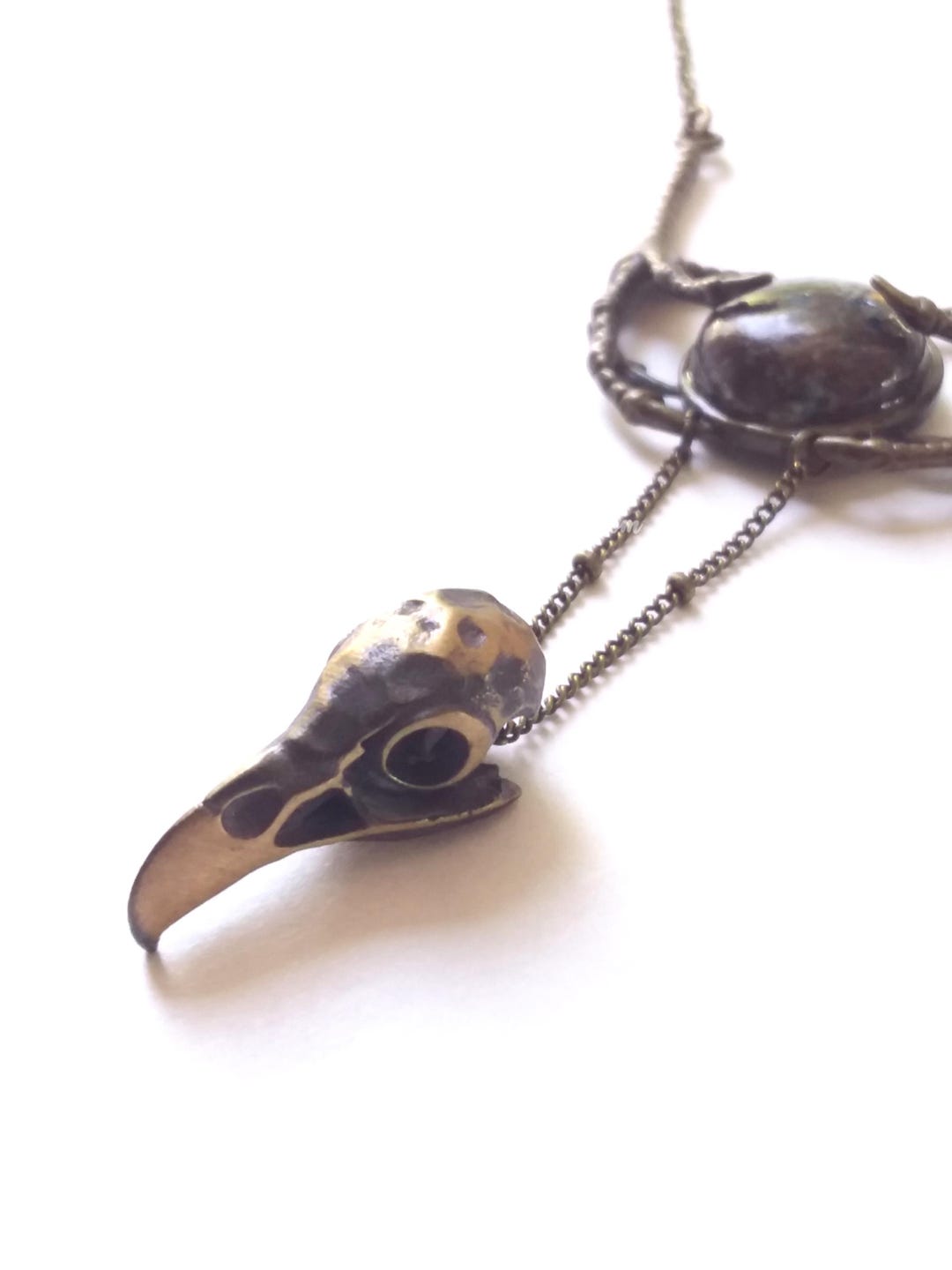 Bird Claw Pendant, Macabre Necklace, Gothic Skull, Necklaces for Women ...
