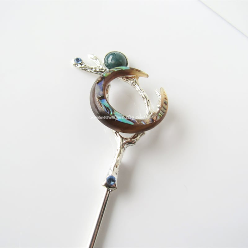 Moon Hair Stick - Etsy