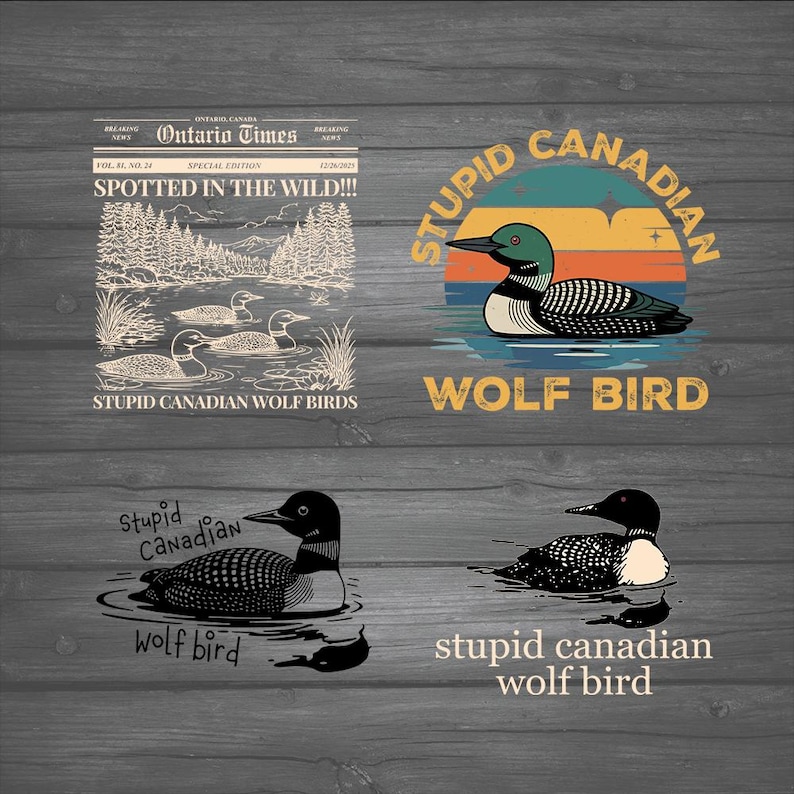 Stupid Cadadian Wolf Bird, Heated Rivalry Connor & Ilya PNG Bundle, MM ...