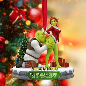 Shrek Couples Ornament - Etsy