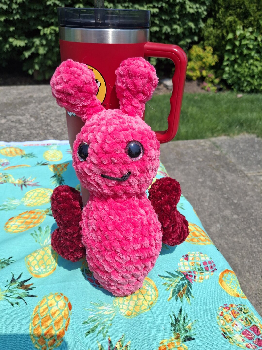 Crochet Love Bug Butterfly Heart - Etsy