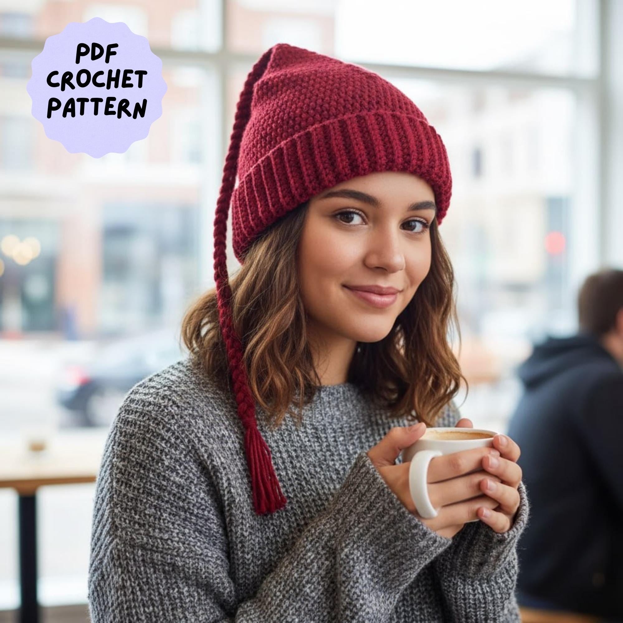 Melt the ICE Hat Crochet Pattern Pdf, Y2K Aesthetic Accessory ...