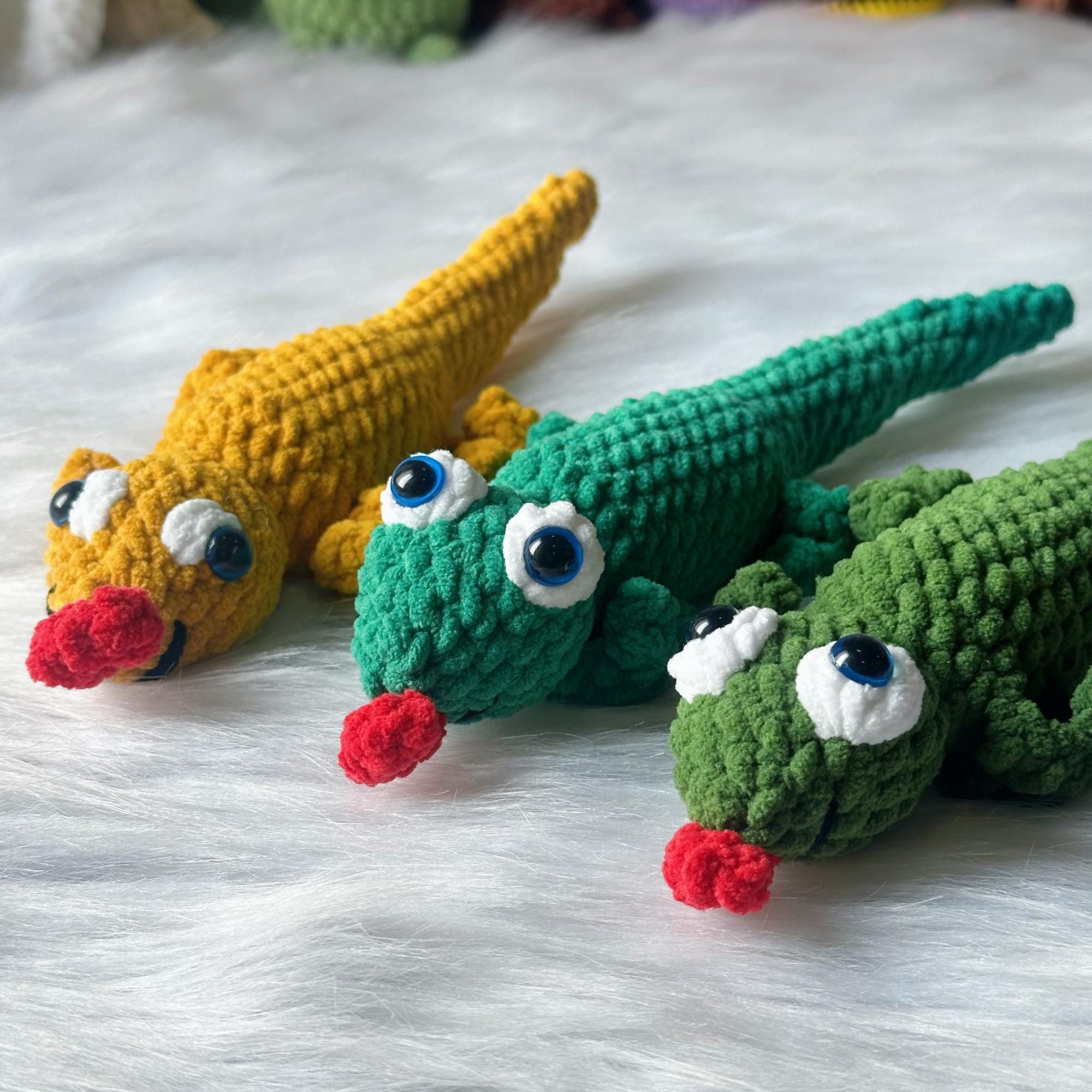 Low-sew Lizard Crochet Pattern Features a 25cm Design That is Beginner ...