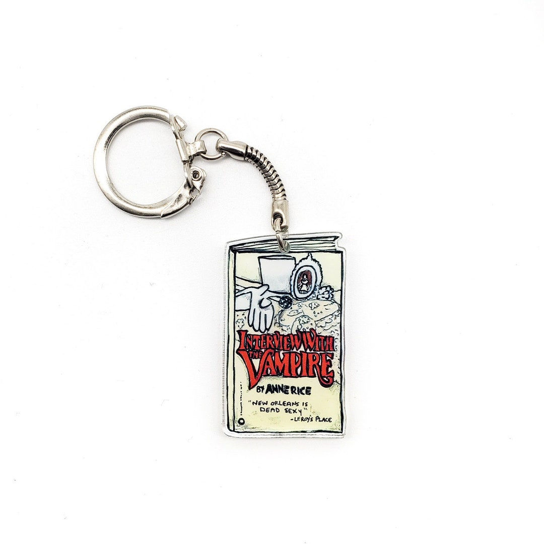 Interview With the Vampire Keychain - Anne Rice Acrylic Key Ring - Etsy