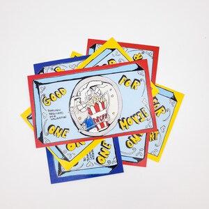 Illustrated Gift Coupons, Pack of 5 - Good for One Movie, Good for One ...