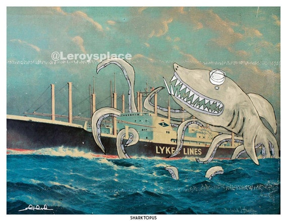 Sharktopus Drawing